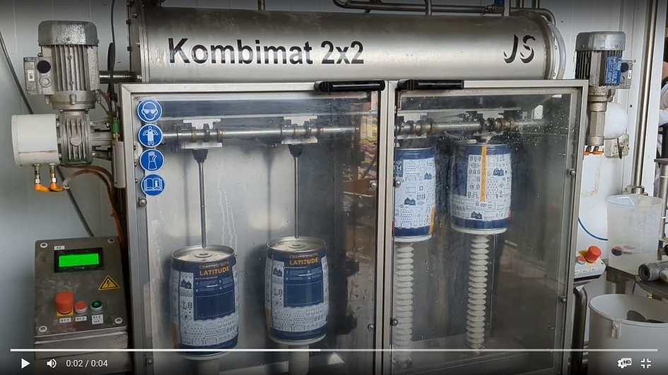 Filling mini kegs for success, with the Kombimat semi-automatic mini ...